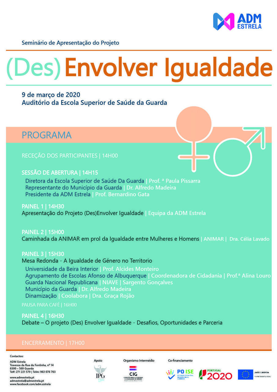 ADM Estrela apresenta projeto (DES)Envolver Igualdade - beira.pt